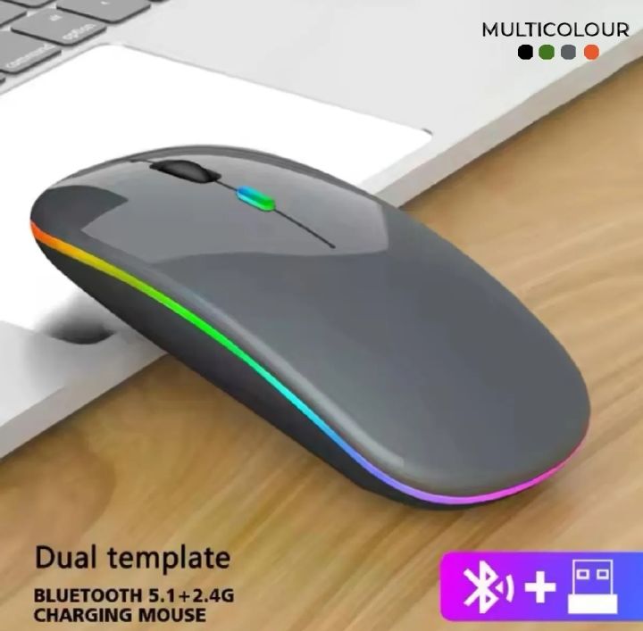 CHOICE Ultra Slim Dual Mode USB Dongle + 5.1 Bluetooth Mouse ...