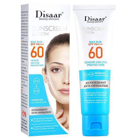 Disaar Sunscreen Lotion Max Sun SPF60 Antioxidant -50ml | Daraz.com.bd