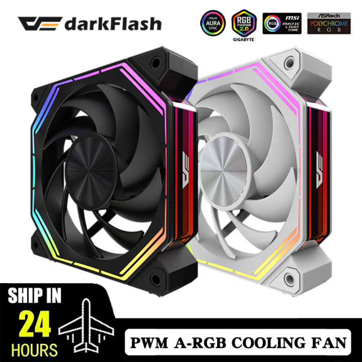 Darkflash INF34 PC Case Fan 120mm Mirror Cycle Light ARGB Magnetic ...
