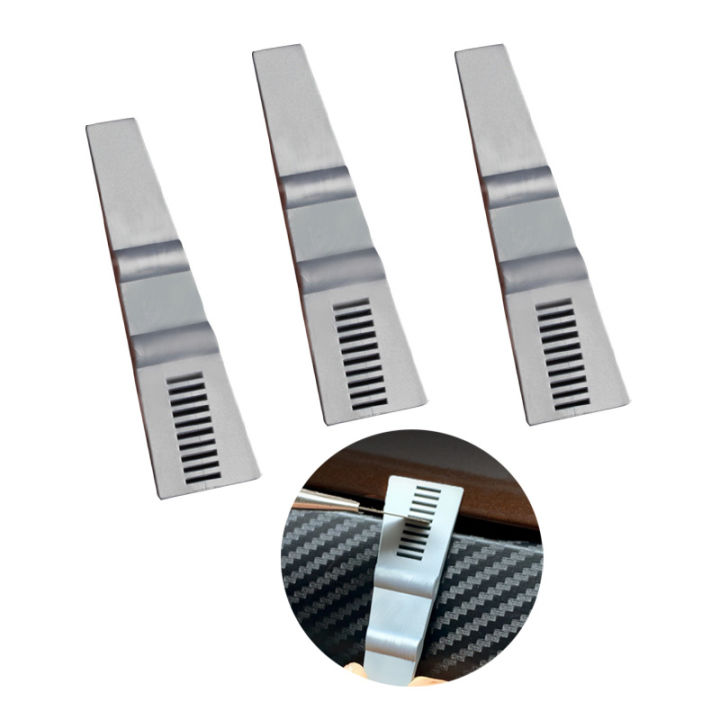 3Pcs Micro Squeegee Carbon Fiber Wrapping Scraper 180 Degree Covering ...