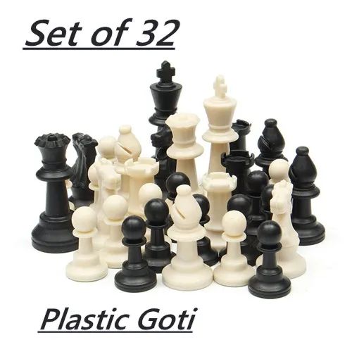 Plastic Chess Pieces Goti Complete Set of 32 | Daraz.pk