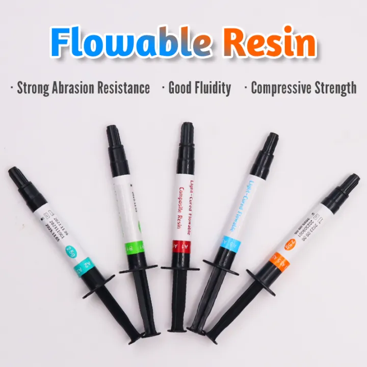 Flowability Resin Dentistry Material Flowable Composite A1 A2 colors ...