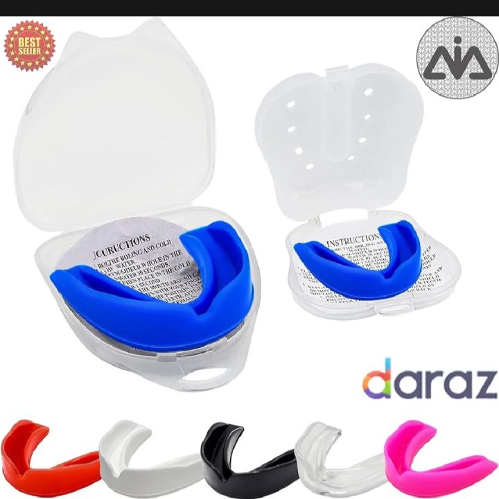 MMA Gum Mouth Guard Teeth Protection For Boxing Rugby Basketball Sports ...