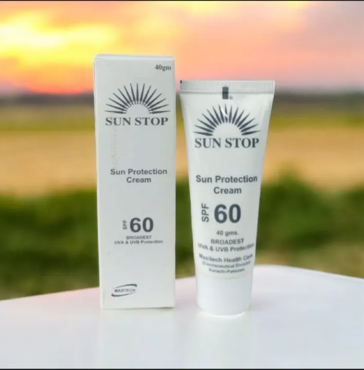 Sun stop Sun protection cream spf 60 40grams | Daraz.pk