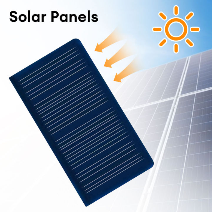 10 Pcs 5V 50mA Epoxy Solar Panel Polycrystalline Solar Cells for Solar ...