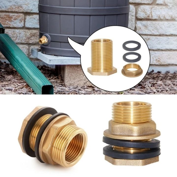2PCS Water Butt Water Tank Tap Buckets Connector Watering Equipment ...