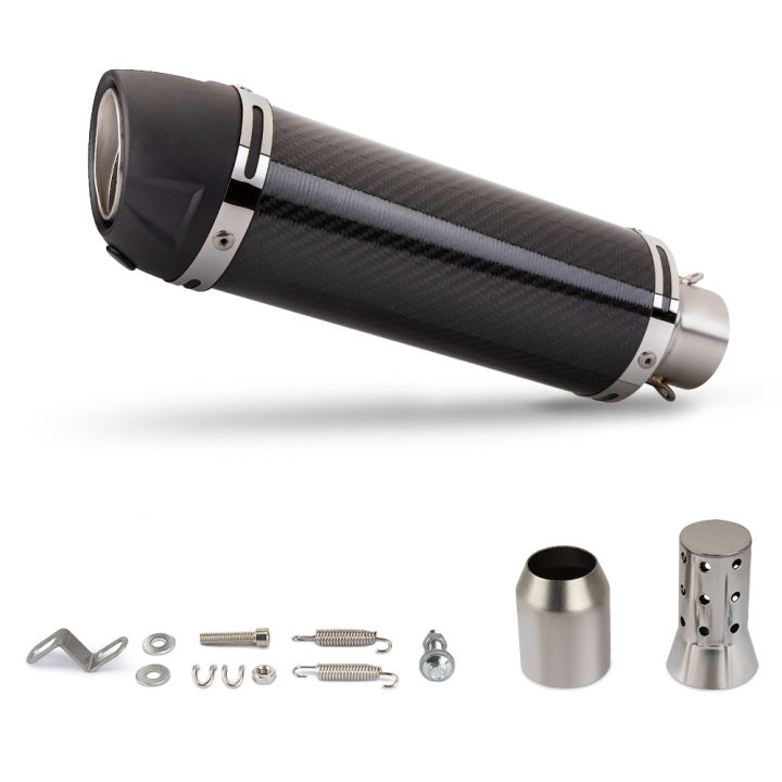 51mm Interface Universal Motorcycle Exhaust Muffler Pipe LEO F02 Escape ...