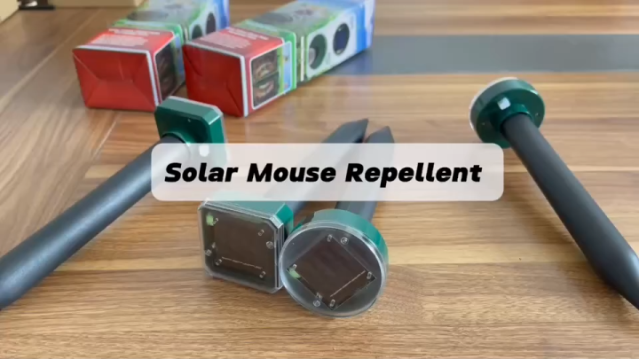 1pcs Solar Ultrasonic Rat & Snake Repellent Outdoor Pest Control Device ...