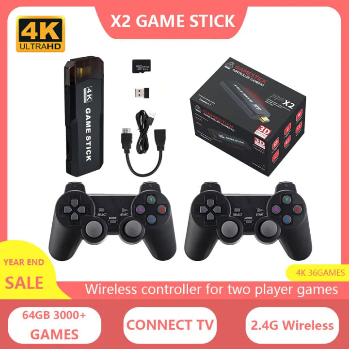 X2 plus HD 4K game console 3D wireless handheld game controller 30000 ...