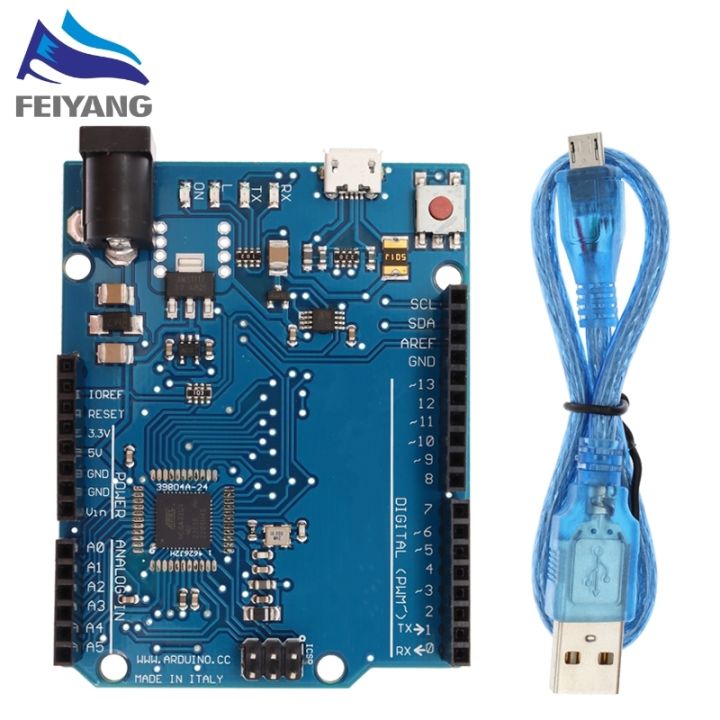 Leonardo R3 development board Board + USB Cable ATMEGA32U4 For Arduino ...