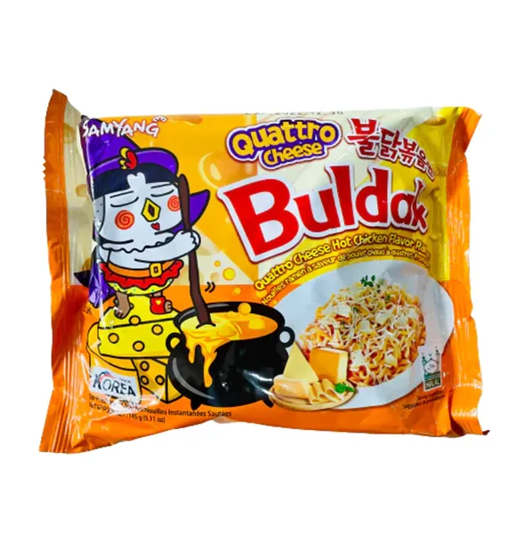 Samyang quattro Cheese buldak quattro cheese hot chicken flavour ramen ...