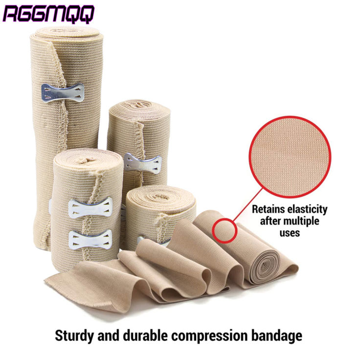 1 Roll Premium Elastic Bandage Wrap - Strong Compression Bandage Wrap ...