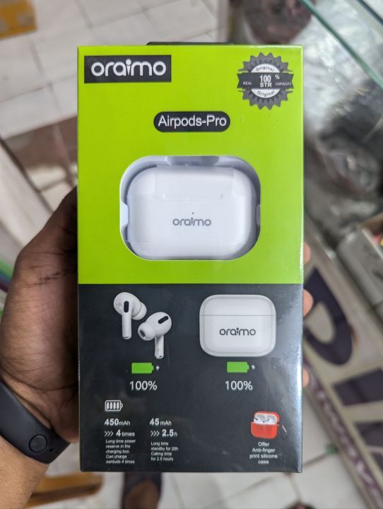 oraimo airpods pro tws wireless earbuds - bluetooth headphone | Daraz ...