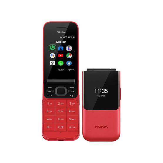 NOKIA 2720 FLIP DUAL DISPLAY Dual Sim Red Colour | Daraz.com.bd