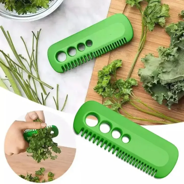 Best Herb Remover Leaf Remover, Plastic Edge Cutting Knife | Daraz.pk