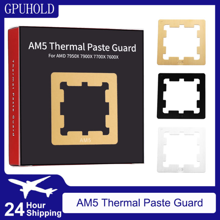GPUHOLD AM5 Armor CPU Plate/Holder/Shim AM5 Thermal Paste Guard Chips ...