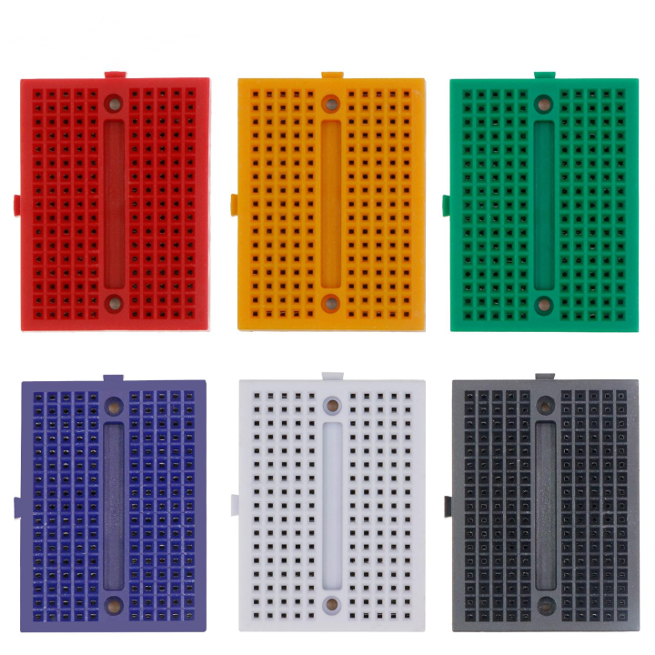 6 Pcs Mini Breadboard Kit with 170 Tie Points - Solderless SYB-170 ...