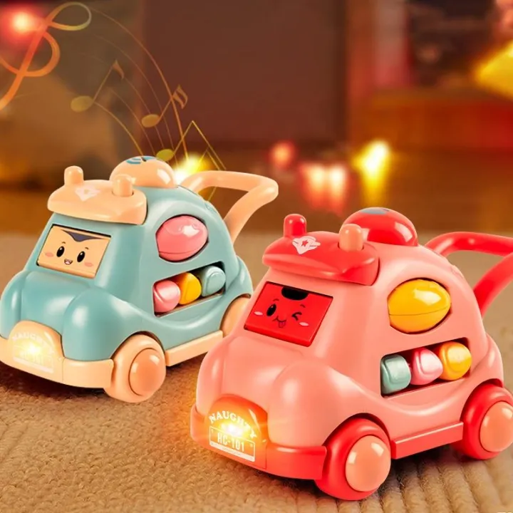 1Pc Creative Luminous Music Story Children Car Toy Machine Cartoon ...