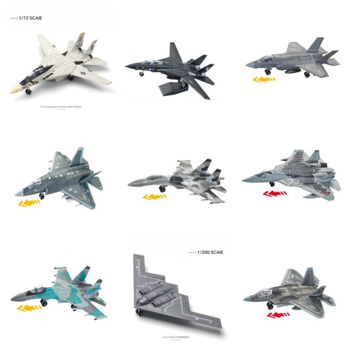 Scale Plane Series F14 Tomcat J-35 Stealth Su35s B2 F22 Multi-Purpose ...
