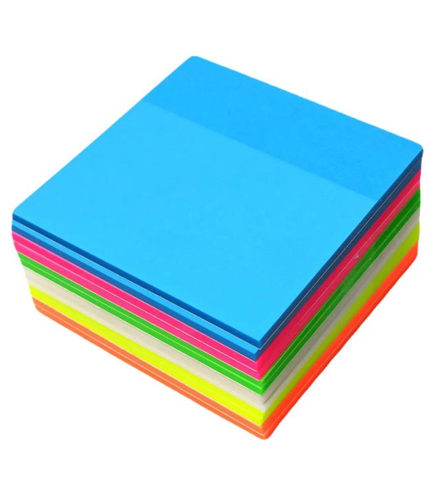 Plastic Transparent Sticky Notes 3*3 Inch-50 Sheets | Daraz.com.np