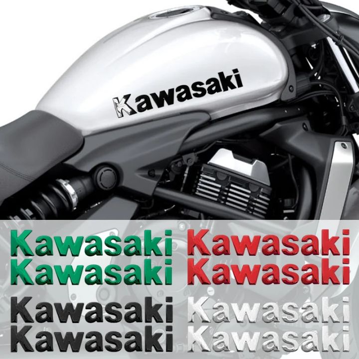 3D Emblem Logo Motorcycle Tank Letter Decals Stickers For Kawasaki Z900 ...