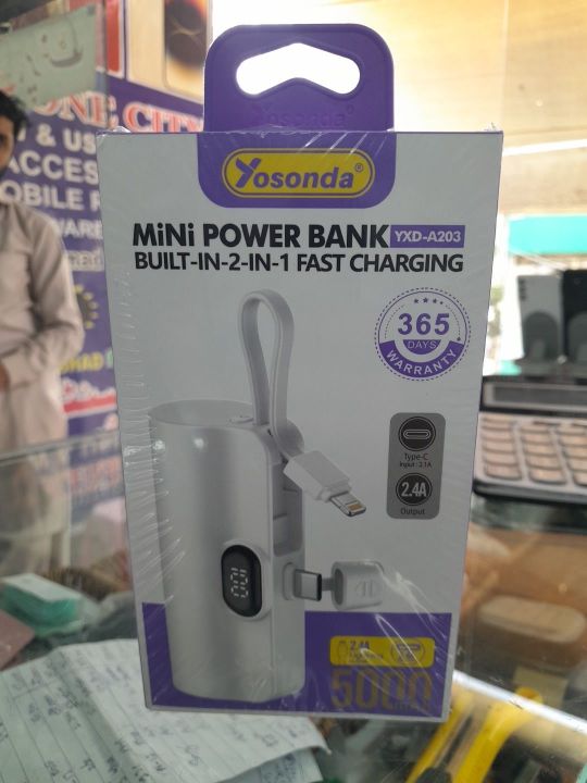Yosonda Mini Power Bank 5000mah | Daraz.pk