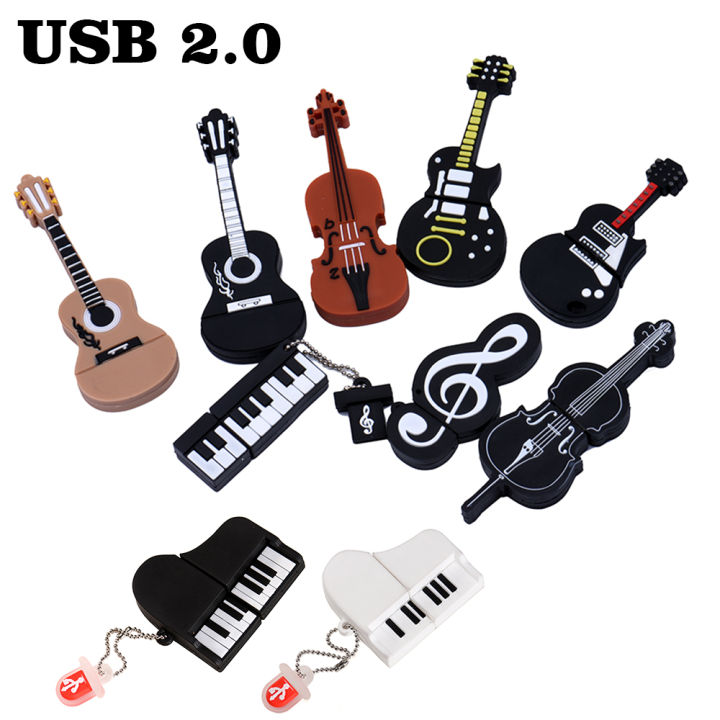 Musical Instruments Model Pen Drive USB Flash Drive Microphone/piano ...