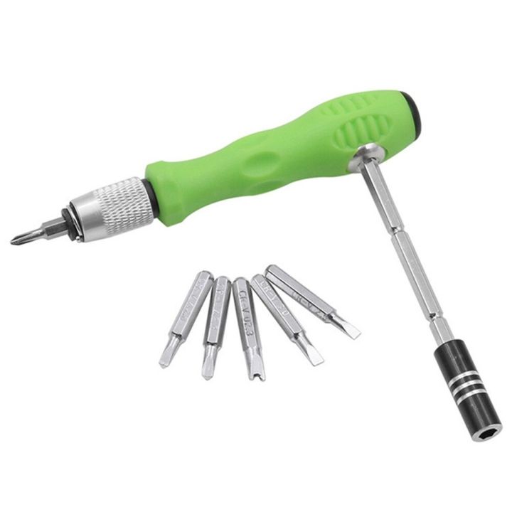 30 in 1 Multi-Purpose Screwdriver Kit - Green and Silver | Daraz.com.bd