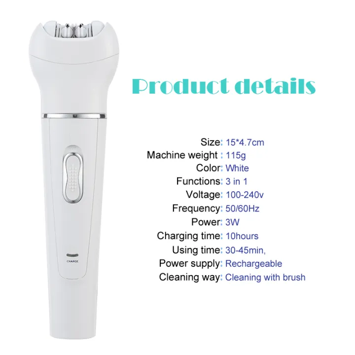 Electric Facial Cleansing Brush 5 IN 1 Silicone Sonic Face Cleaner Deep ...
