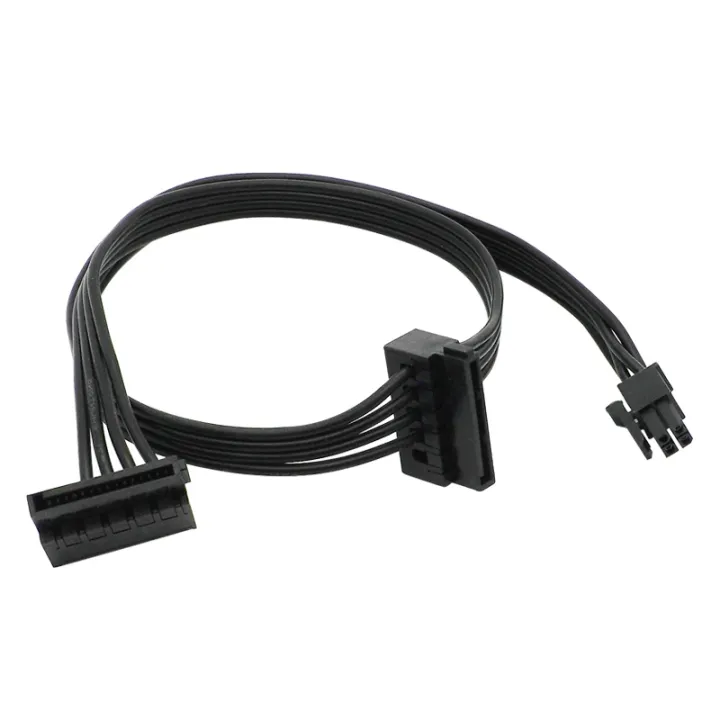 35/45/65cm Mini 4 Pin to One/Two/Three SATA Power Supply Cable For Main ...