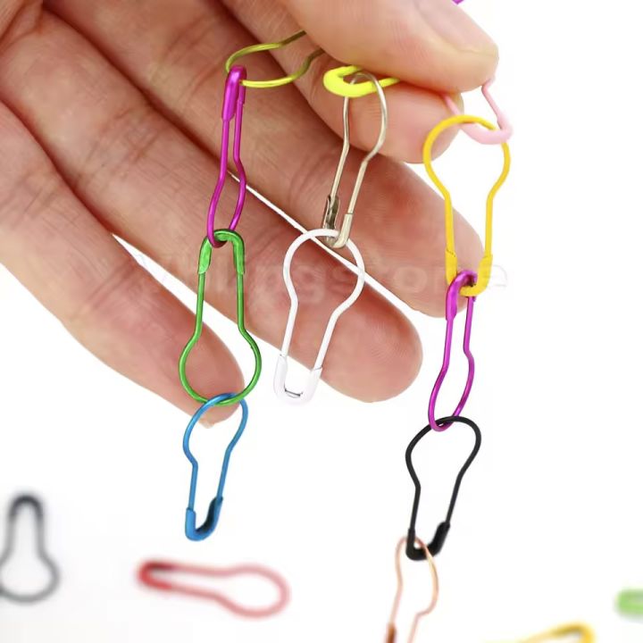 24 Pcs Coil Safety Pin Naqab Pin Bulb Shape Stainless Steel Scarf Pins ...