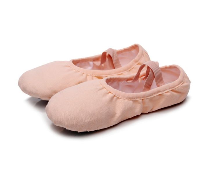 Ballet Shoes For Girls Canvas Flat Ballet Dancing Slippers Children ...