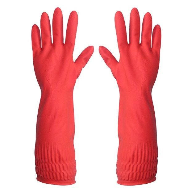 Elbow Length Rubber Gloves For Industrial And Domastic Work | Daraz.lk