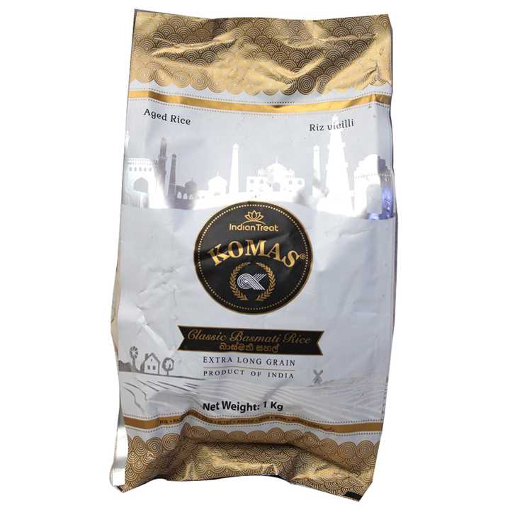 Extra Long Komas Basmathi Rice 1kg | Daraz.lk