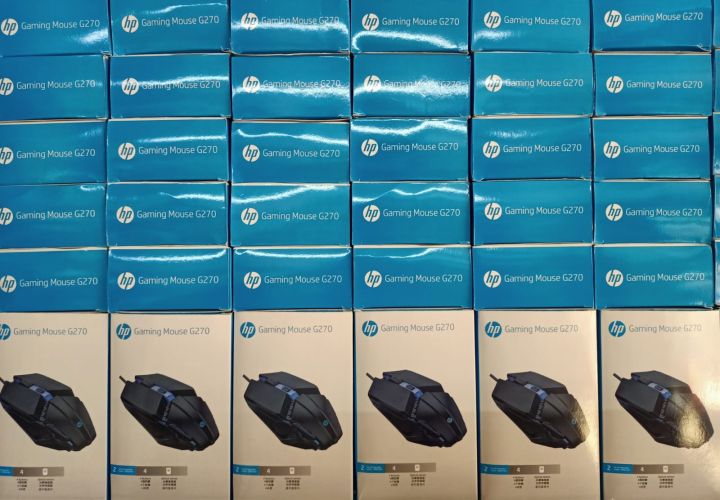HP Gaming Mouse G270 with 4 button Optical Sensor Ergonomic Design (Master Copy) | Daraz.pk
