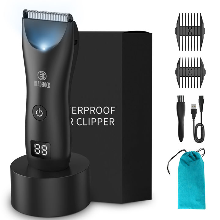 Intimate Pubic Hair Removal for Men Electric Groin Trimmer Male Shaver ...