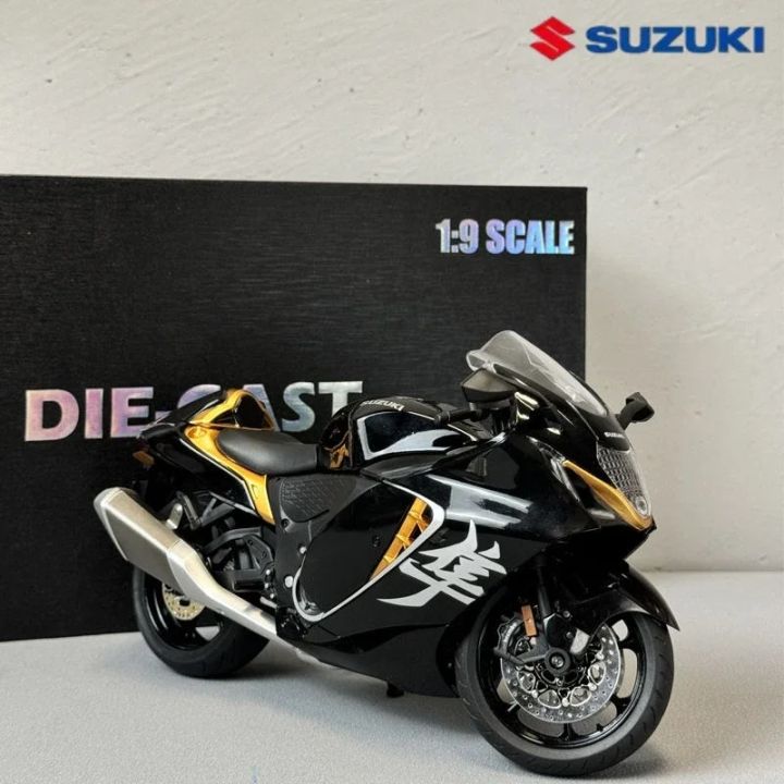1:9 Suzuki GSX-1300R Hayabusa Alloy Diecast Scale Motorcycle Model Off ...
