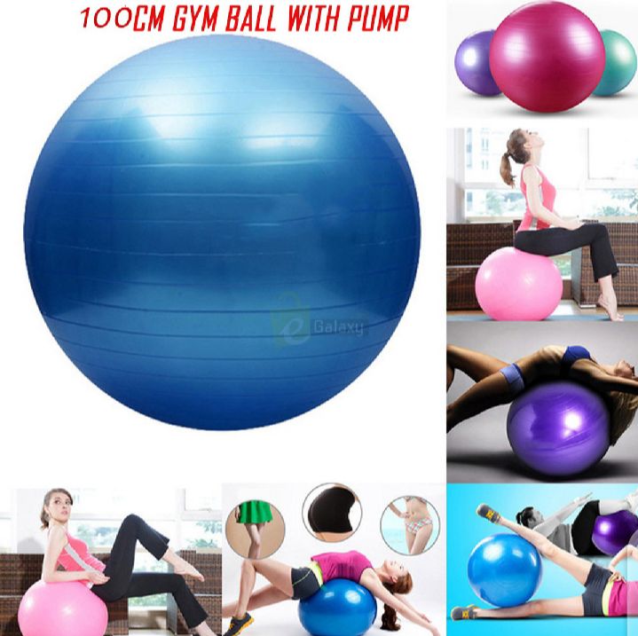 Gymnastic Yoga Exercise Ball 65cm Random Colours | Daraz.pk