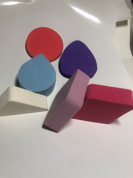 Pcs of 5 Beauty Blenders Face Powder Puff Make up Sponges Makeup Tool ...