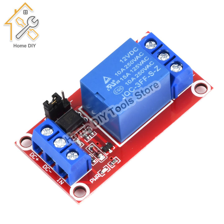 1 Channel 5V 9V 12V 24V Relay Module Board Shield With Optocoupler 12V ...