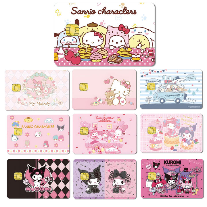 New Kawaii Sanrio Hello Kitty Kuromi Melody 2.5D HD Matte 3M PVC ...