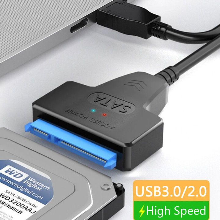 SATA to USB 3.0 / 2.0 Cable Up to 6 Gbps for 2.5 Inch External HDD SSD ...