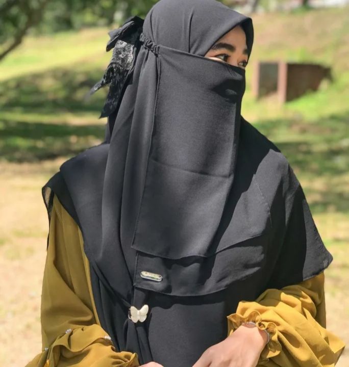 Butterfly Niqab, New Niqab, Smart Niqab with Rubber system, New Style ...