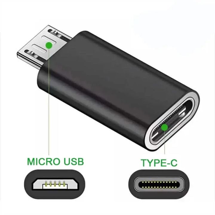 Type C female to Micro USB male adapter connector type-C micro USB ...