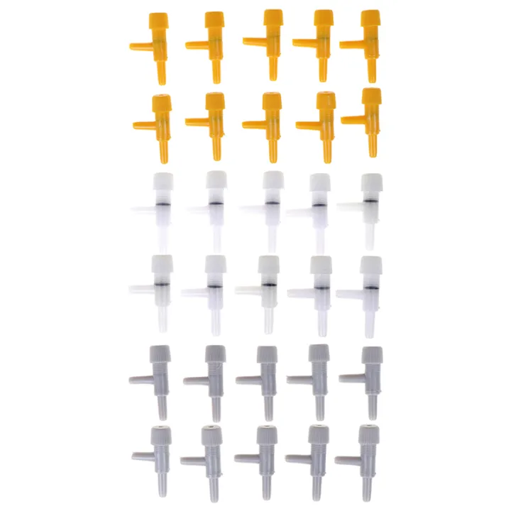 10Pcs Aquarium Air Line Tubing Volume Flow Control Valve Oxygen Air ...