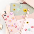 100pcs mixed small daisy rose resin accessories DIY cream glue hairpin ...