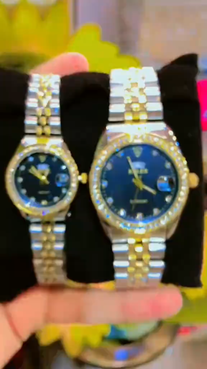 Branded Business Couple Watch Set | Japani Imported Day & Date Model ...