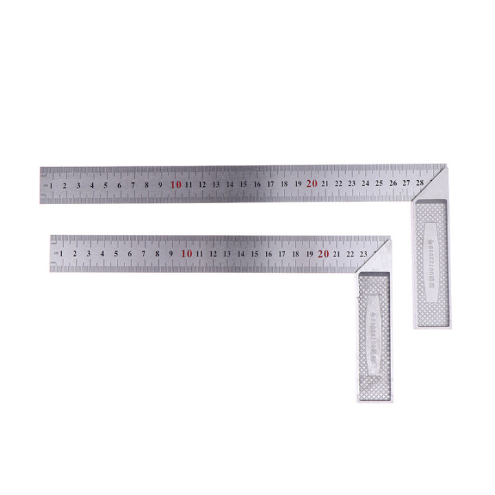 Stainless Steel Square Right Ruler Angle 90 Turning Ruler Woodworking ...