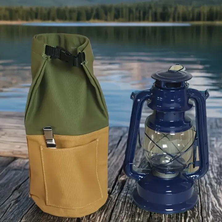Canvas Tool Pouch Kerosene Lamp Storage Bag Horse Oil Lamp Buggy Bag ...