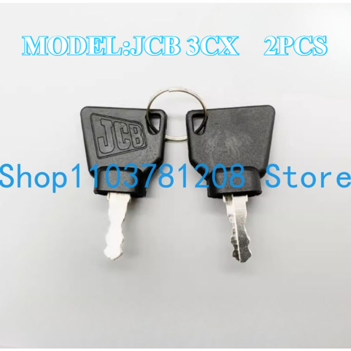2 Pcs Ignition Start Key Switch Starter key For JCB 3CX Excavator Most ...